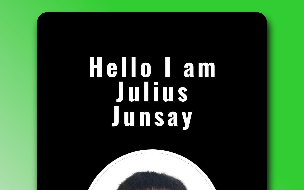 Julius Junsay Portfolio page
